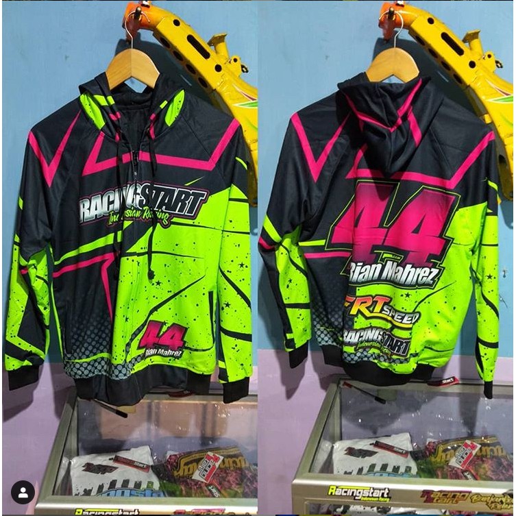 Jual Jaket Racing Start 44 Desain Custom | Shopee Indonesia