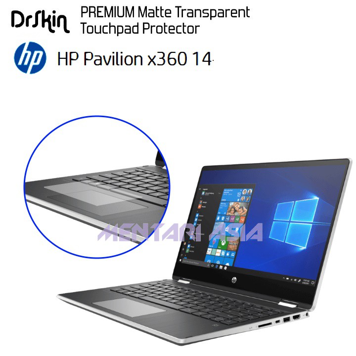 Touchpad Protector HP Pavilion x360-14 - DrSkin Matte Translucent ...