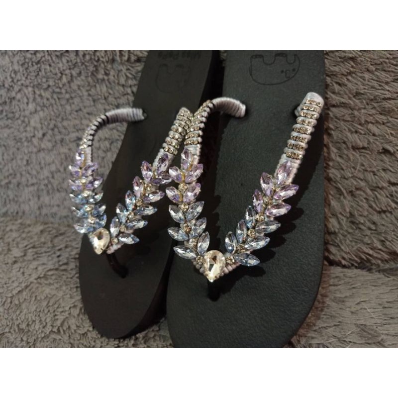 Jual [ PO ] Sandal Permata Design Padi - Hitam | Shopee Indonesia