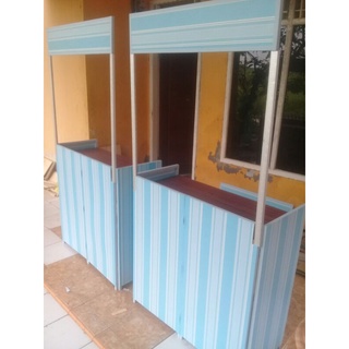 Jual BOOTH PORTABLE / gerobak lipat / event desk / meja lipat / meja ...