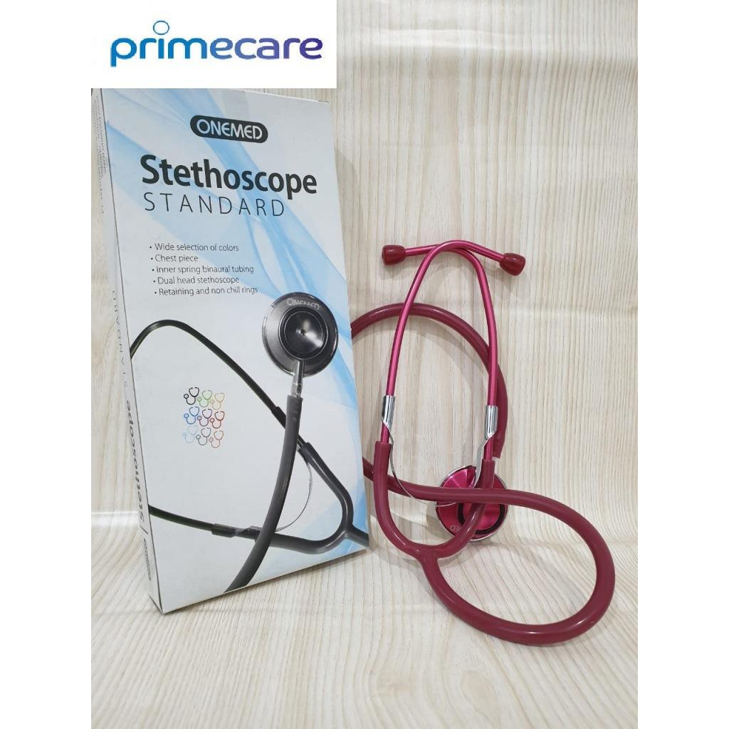 Jual Stetoskop Onemed Standard Maroon / Stetoskop Onemed Full Colour | Shopee Indonesia
