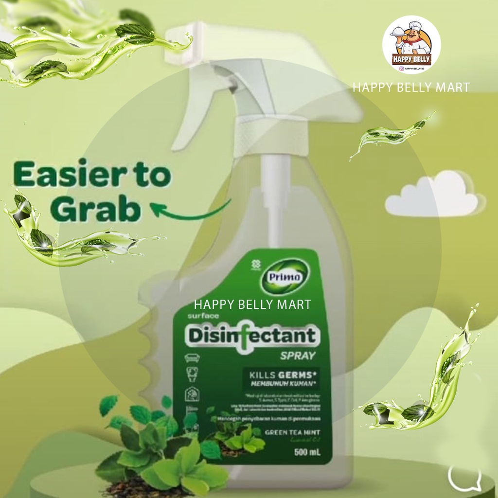 Jual Primo Disinfektan Spray 500 ml Disinfektan Food Grade Liquid ...