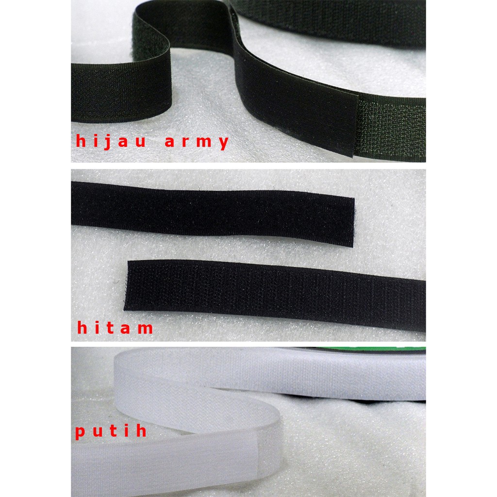 Jual Lebar 2,5 cm Velcro Meteran velcrow Prepetan Perekat kretekan ...