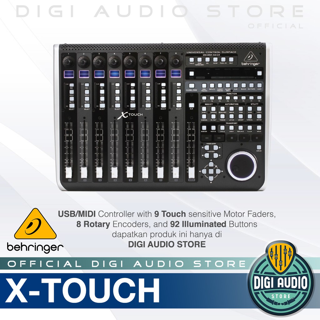 Jual Behringer X-TOUCH DAW Digital Audio Workstation Controller ...