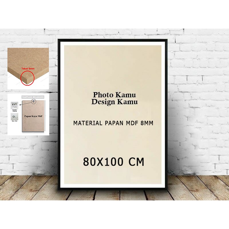 Jual Poster Kayu Ukuran 80 x 100 cm Gambar Custom | Shopee Indonesia