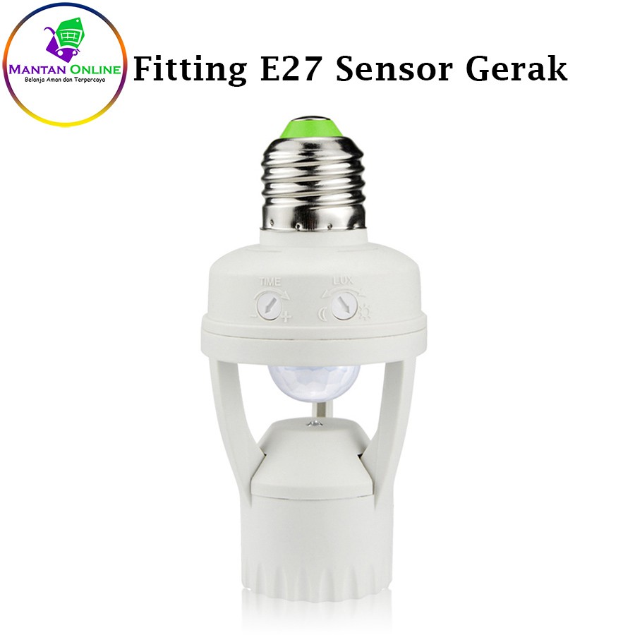 Jual Fitting Lampu E27 Sensor Gerak cocok buat kamar mandi ruko dapur ...