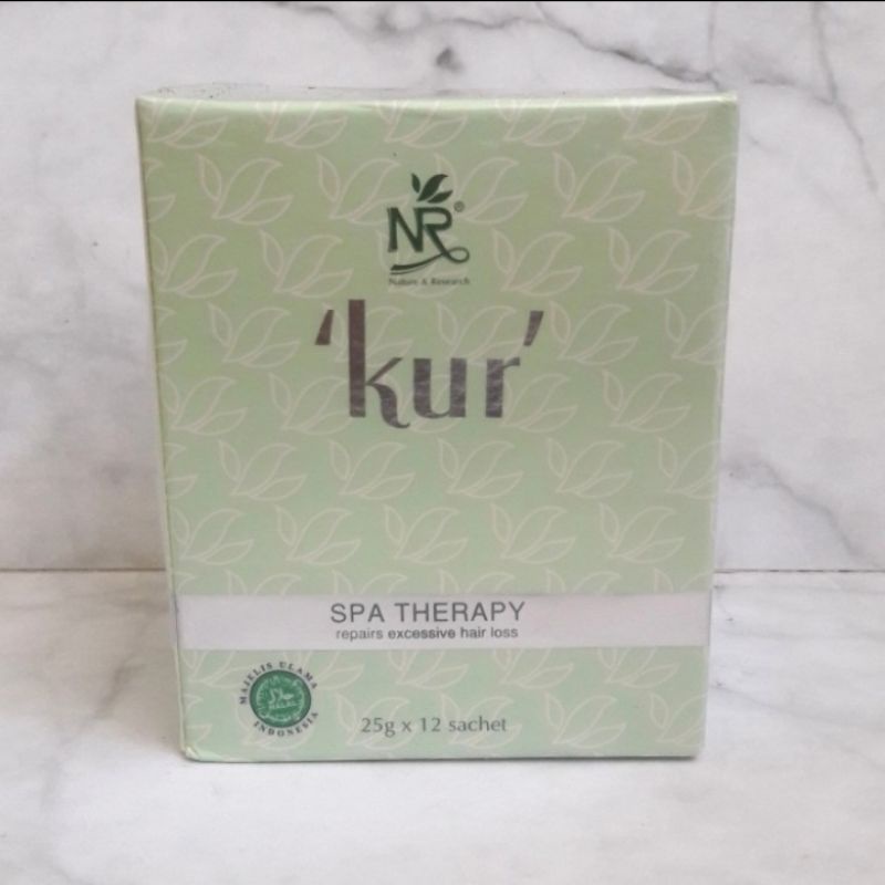Jual NR Kur Masker Rambut " Spa Therapy " 1Box ( 25gr x 12 sachet ...