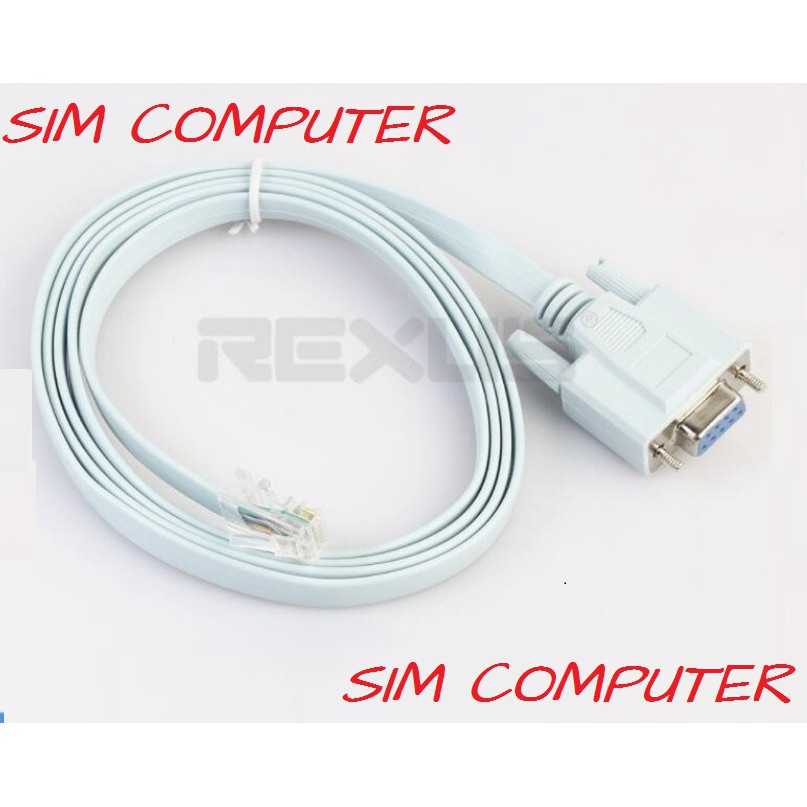 Jual Kabel Console CISCO RJ45 to DB9 RJ45 Male to DB9 Female +- 1.5M ...