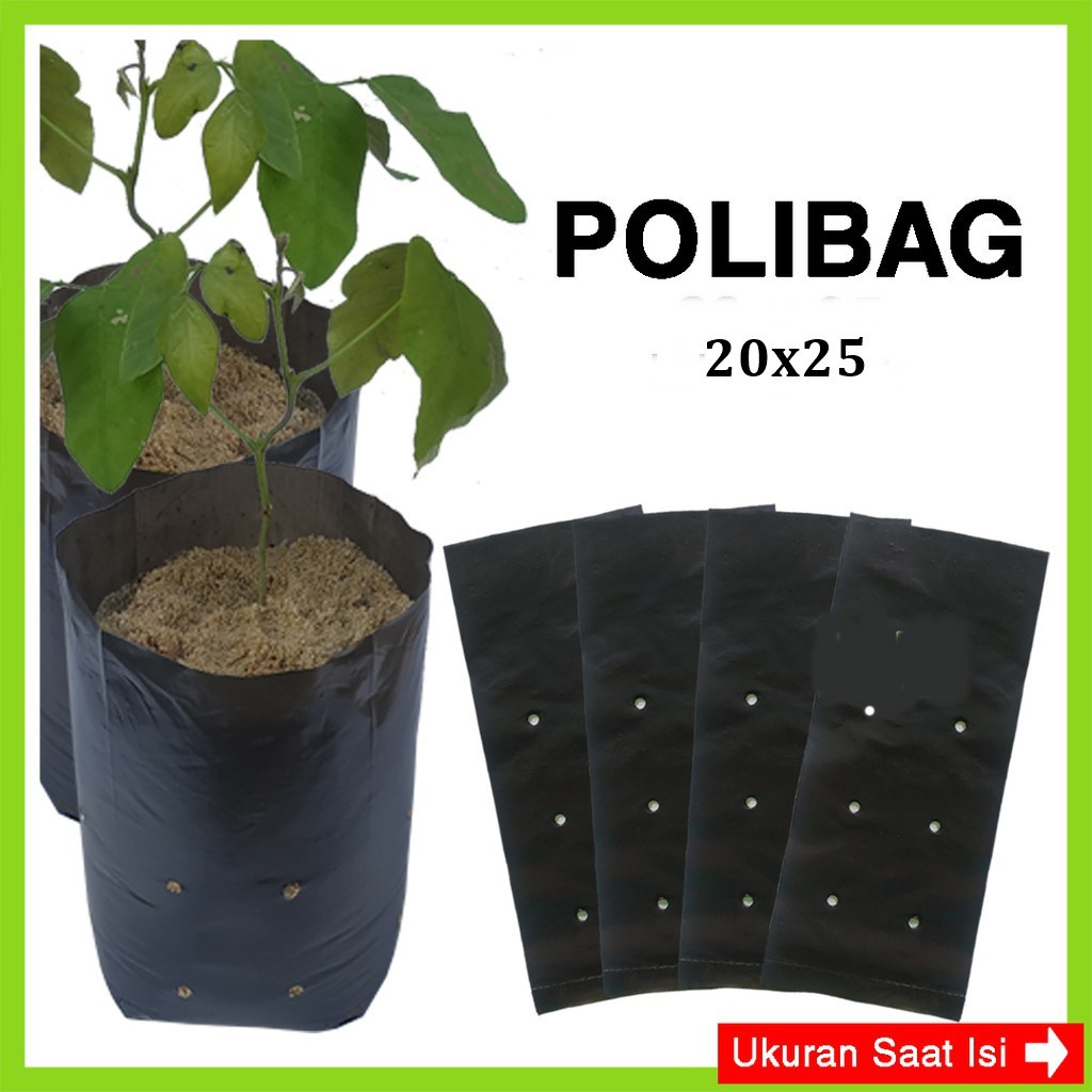 Jual Polybag 20x25 / Polibag 20 x 25 / Polibeg / Polibek / Kantong ...
