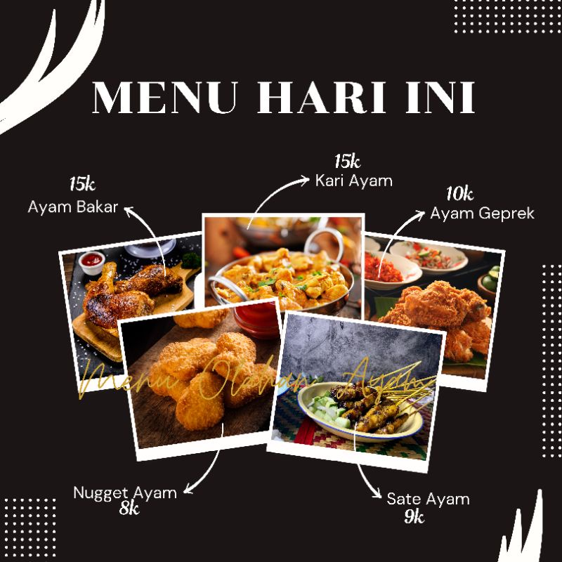 Jual Jasa Desain Menu Makanan Murah - by sayzen | Shopee Indonesia