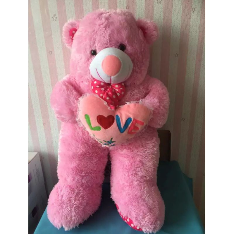 Jual Teddy bear peluk Love Jumbo | Shopee Indonesia