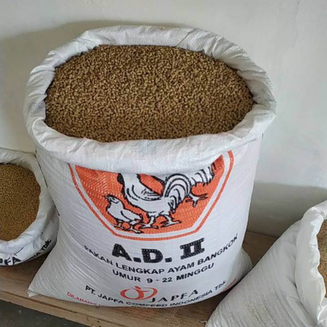 Jual AD II Japfa Comfeed Pakan lengkap ayam bangkok umur 9 - 22 minggu ...