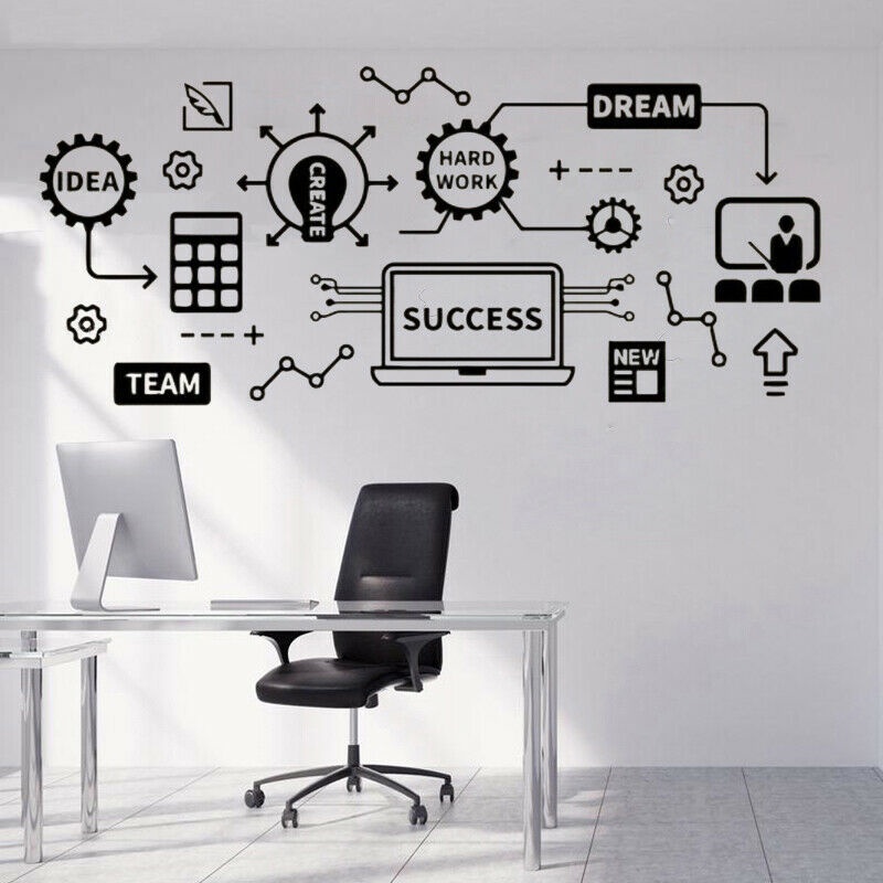 Jual Homes - Stiker Dinding Corporate office Wall Decals Quotes Every ...