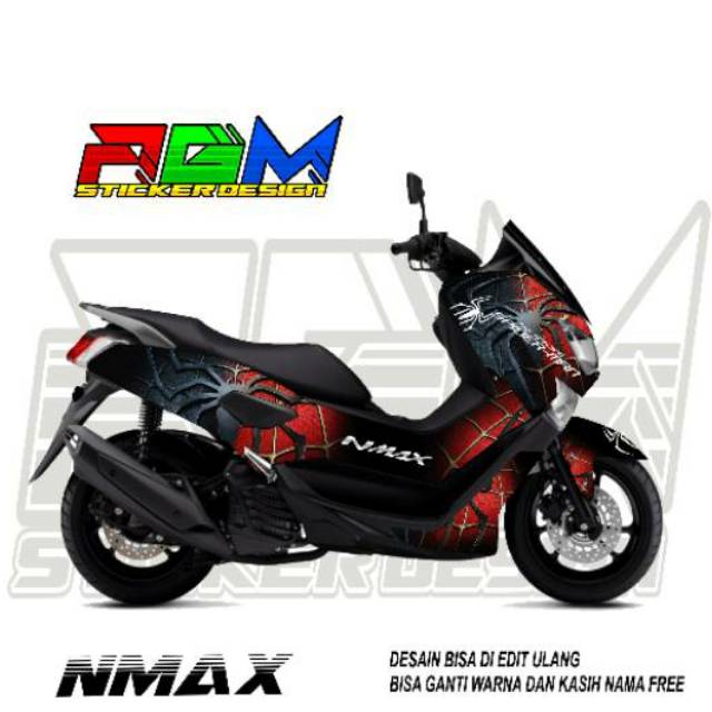 Jual Decal Sticker Yamaha Nmax 150 Old Full Body Motif Spiderman ...