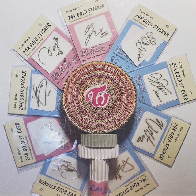 Jual TWICE SIGNATURES STICKERS (all members) | Shopee Indonesia