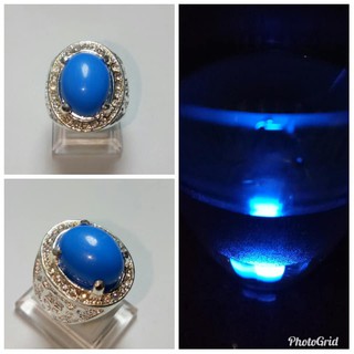 Jual Batu Cincin Fosfor Air Warna Biru Nyala Di Air | Shopee Indonesia