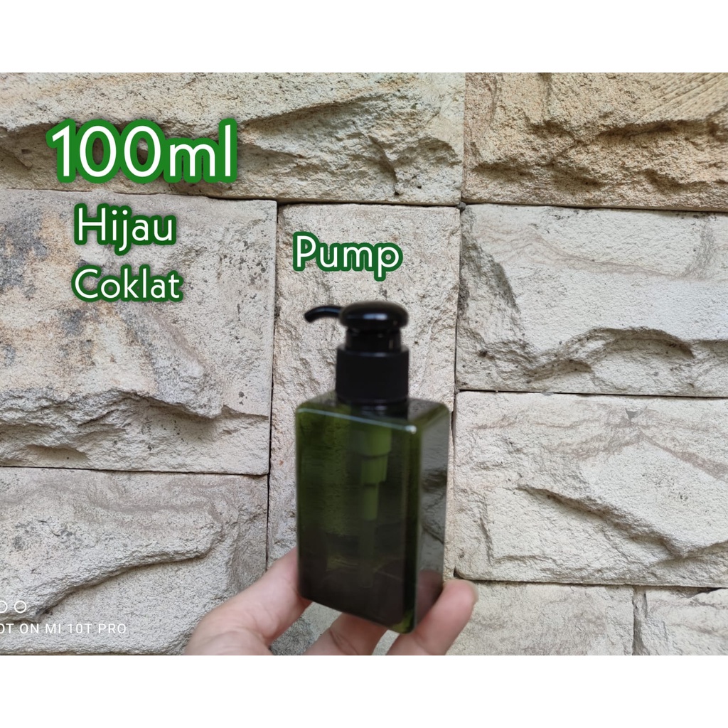 Jual Botol Shampo Botol Kosong Plastik Pump 100ml Botol Lotion Botol ...