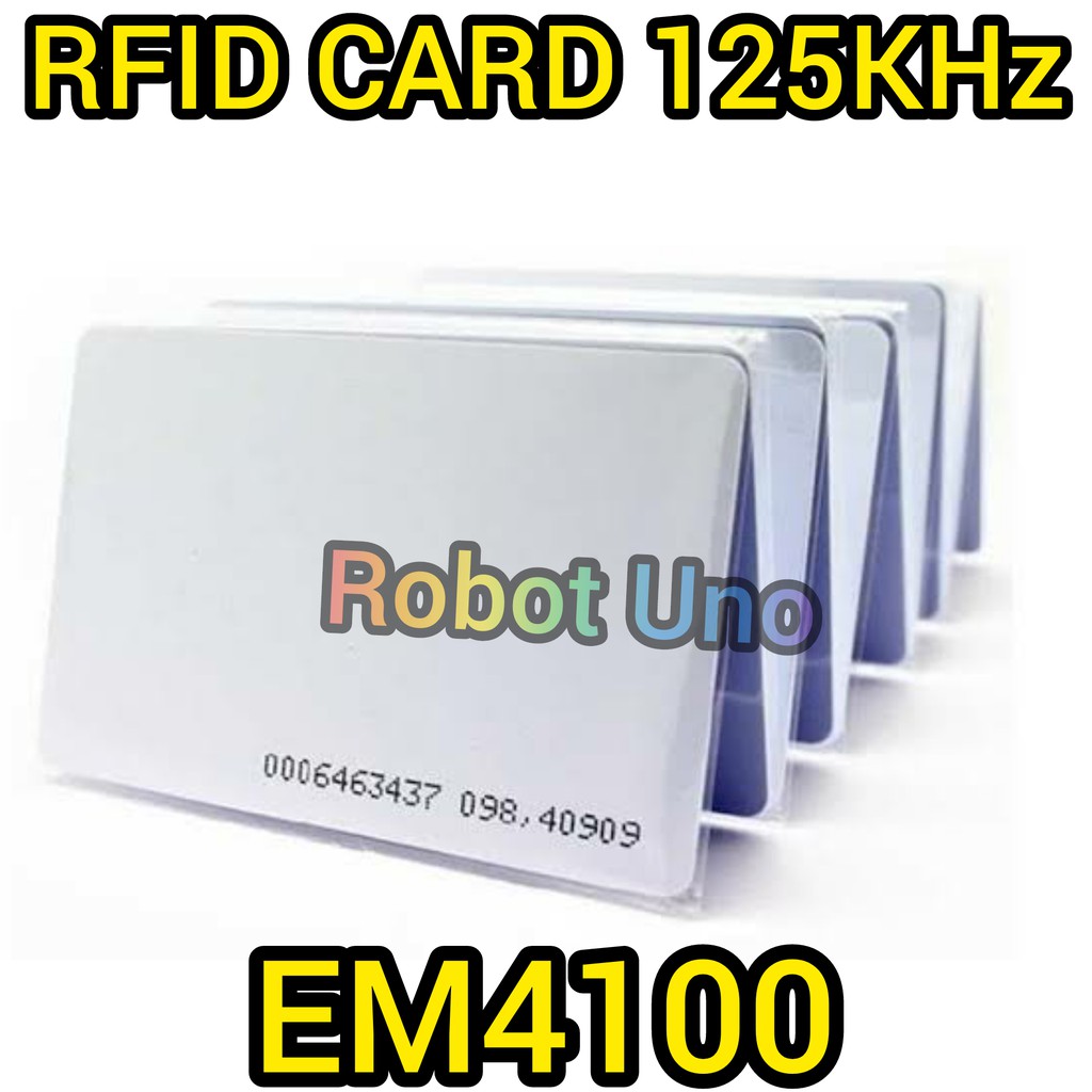 Jual RFID Card 125KHZ EM4100 Read Only | Shopee Indonesia