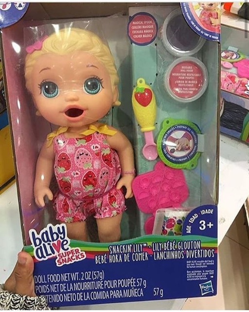 Jual Baby alive snackin lily | Shopee Indonesia