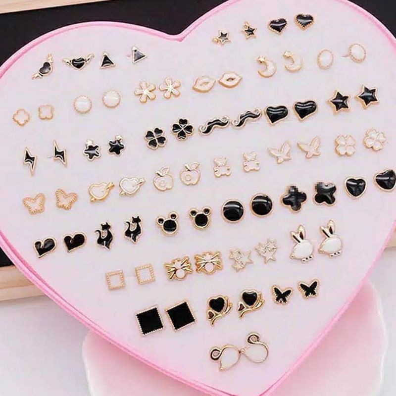 Jual SATU pasang anting korea murah/antingsimple/anting lucu ...