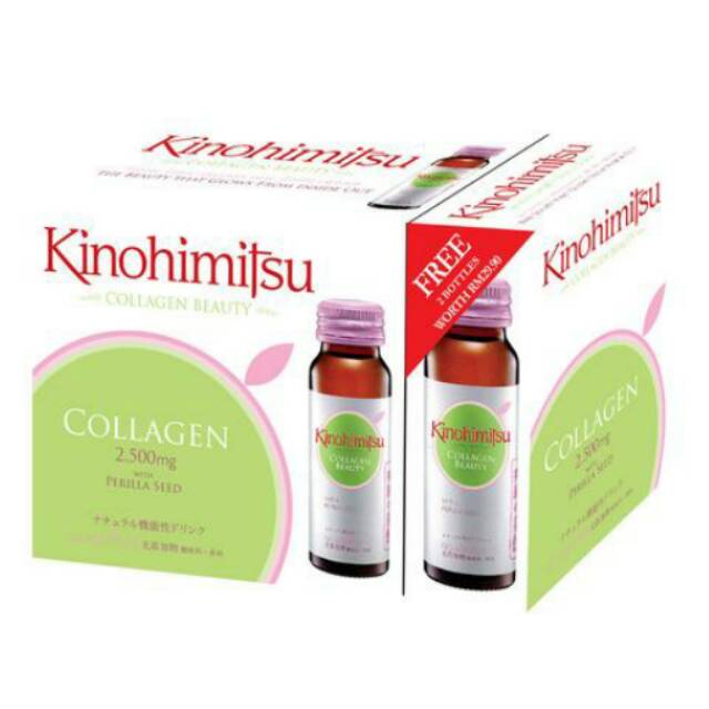 Jual KINOHIMITSU JAPAN BEAUTY DRINK COLLAGEN 2,500 MG ORIGINAL | Shopee ...