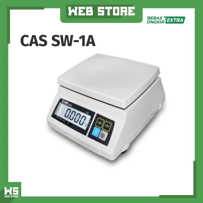 Jual Timbangan Meja Digital Dapur Duduk Buah 30kg CAS SW-1A Double Display | Shopee Indonesia