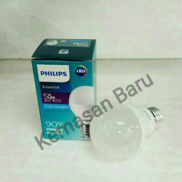 Jual Lampu Philips Led Essential 5 watt PUTIH Indonesia|Shopee Indonesia