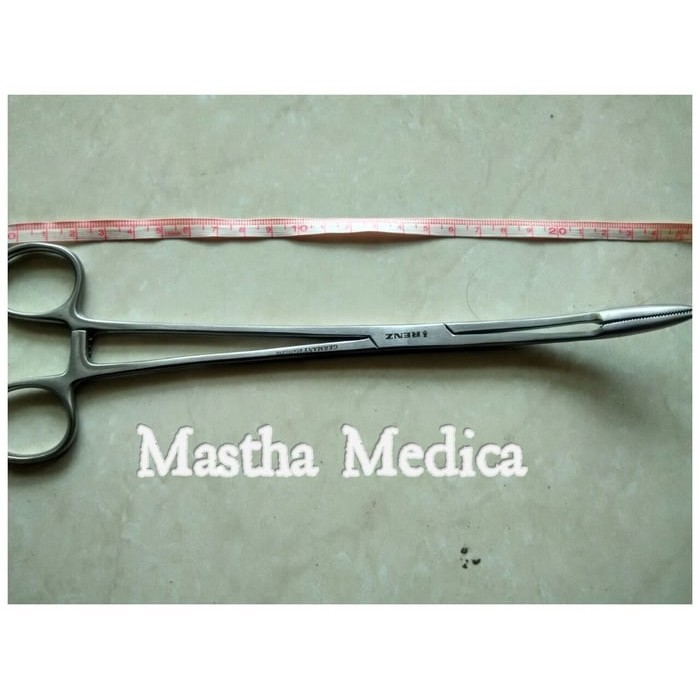 Korentang Bengkok MAIER Uterine Forceps Renz Klem Uterus lengkung ...