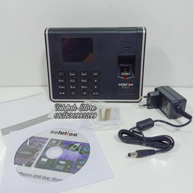 Jual Fingerprint Solution P207 Mesin Absensi Sidik Jari Karyawan ...