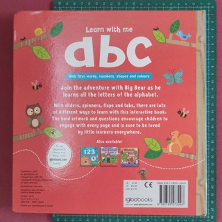 Jual Learn with me abc. a push pull turn and lift book | Shopee Indonesia