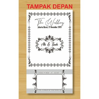 Jual UNDANGAN VINTAGE BORDER KLASIK, SIMPLE BORDER HARGA MURAH | Shopee ...
