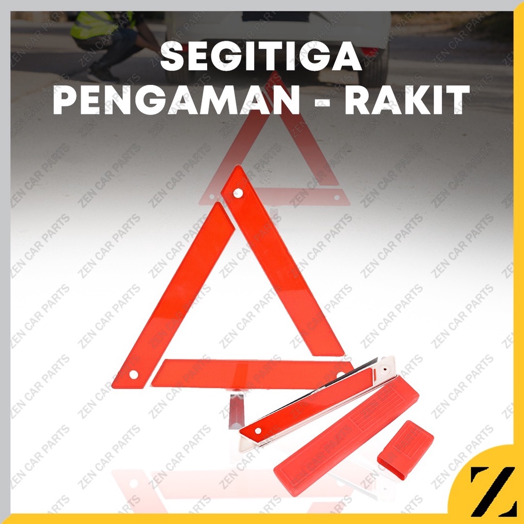 Jual Segitiga Pengaman Reflektor Mobil Darurat Lipat Rangkat Rakit ...