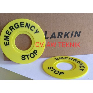 Jual Emergency Stop Caution Sign / Cover Tombol Emergency / LC-001 ...