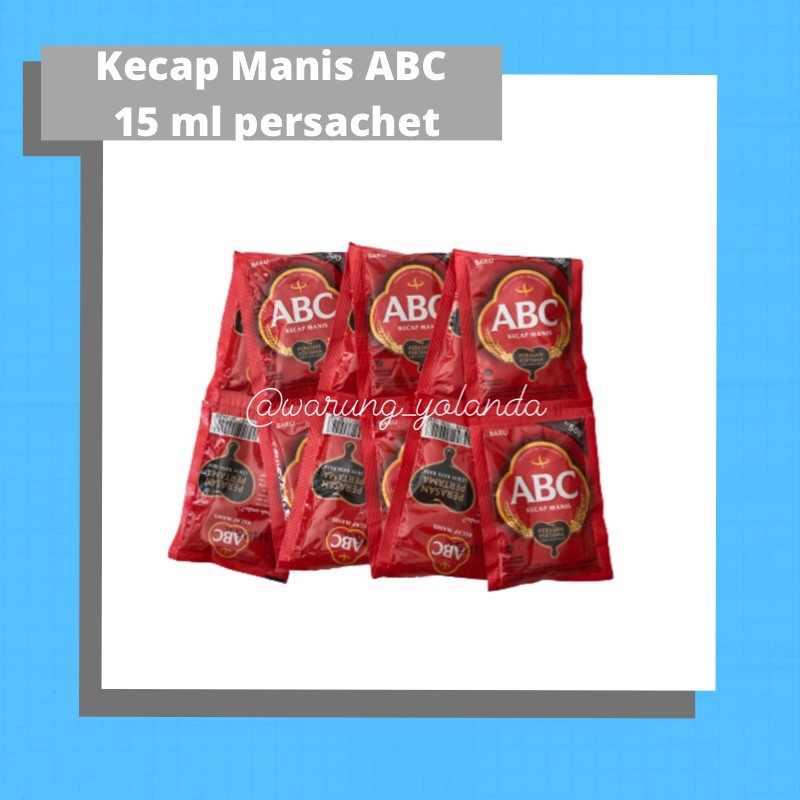 Jual Kecap ABC 1 Renceng 12 Sachet Indonesia|Shopee Indonesia