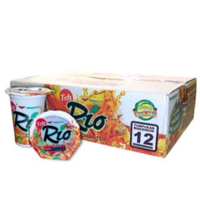 Jual Teh Rio 24 cup X 190ml | Shopee Indonesia