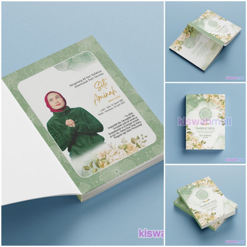 Jual [Desain Kekinian!] Buku Yasin dan Tahlil Softcover 128 Halaman HVS ...