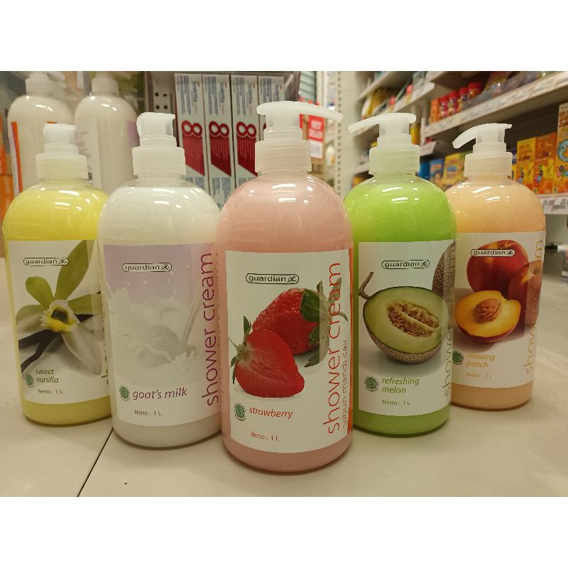 Jual guardian shower cream 1000ml.(bisa pilih varian) | Shopee Indonesia