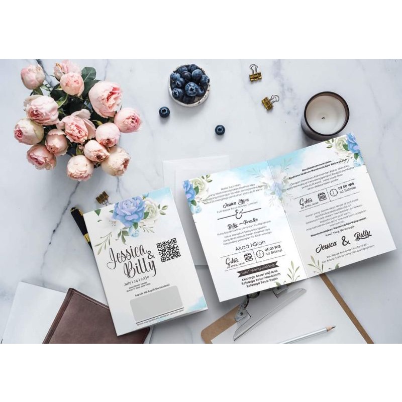 Jual PROMO Undangan Cantik Elegan (Free undangan digital) | Shopee ...
