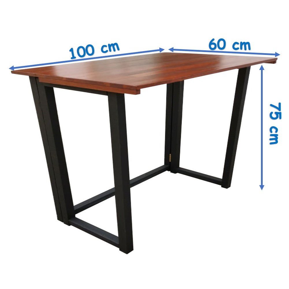 Jual Meja Lipat 100x60 Tinggi 75 Full Kayu Solid Indonesia|Shopee Indonesia