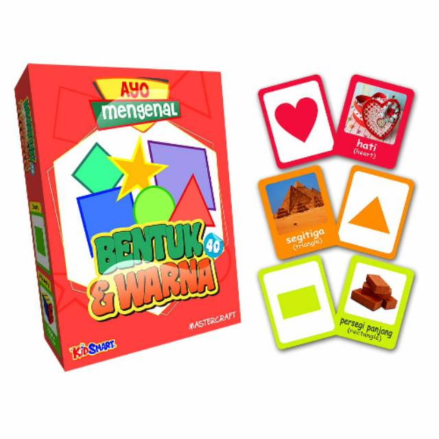 Jual Kidsmart Flashcard (Bentuk dan Warna) Indonesia|Shopee Indonesia