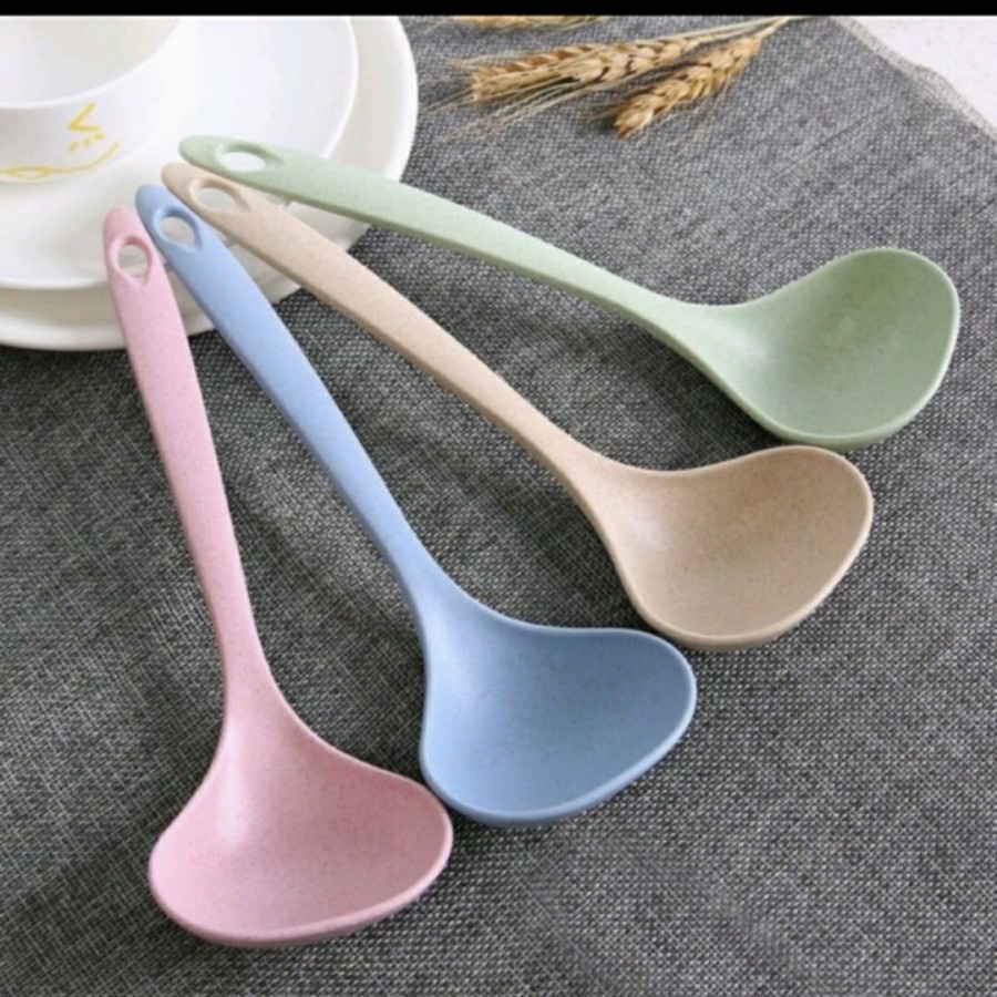 Jual CL Sendok Sayur Sendok Kuah Sendok Masak Sup Sendok Nasi Jerami ...
