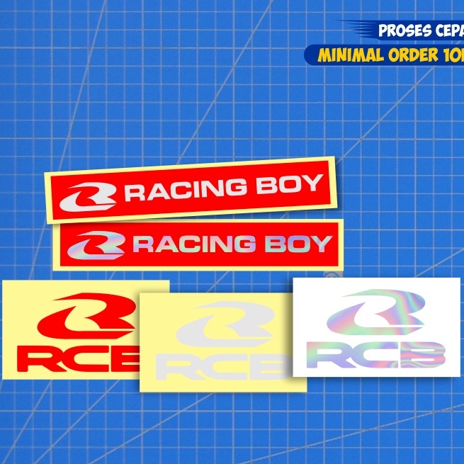 Jual Stiker Racing Boy RCB Cutting Sticker Racing Boy | Shopee Indonesia