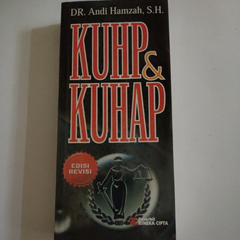Jual JUAL BUKU KUHP KUHAP EDISI REVISI ANDI HAMZAH | Shopee Indonesia
