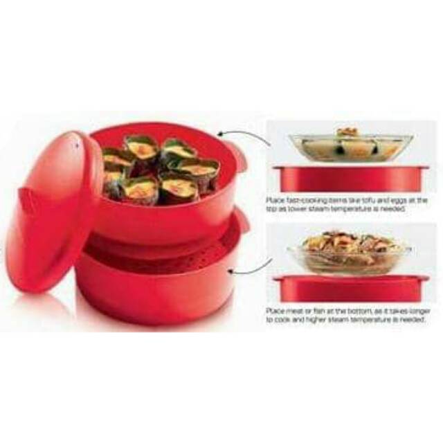 Jual Tupperware steam it great for quick steaming | Shopee Indonesia