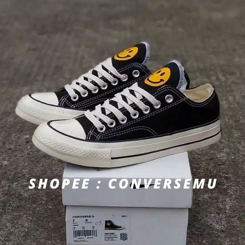 Jual converse 70s smile face sepatu tali premium murah | Shopee Indonesia