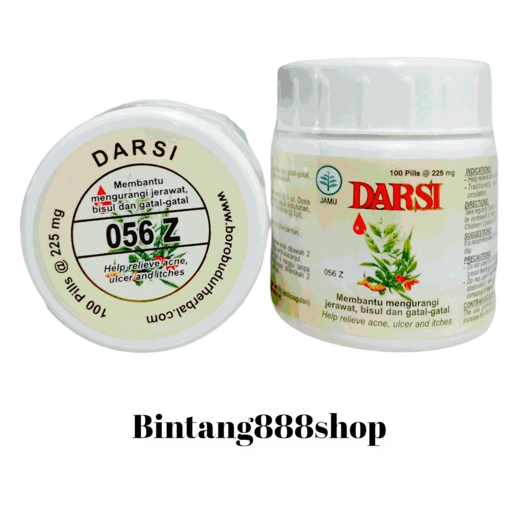 Jual DARSI 100 PILLS OBAT JERAWAT DAN BISUL | Shopee Indonesia