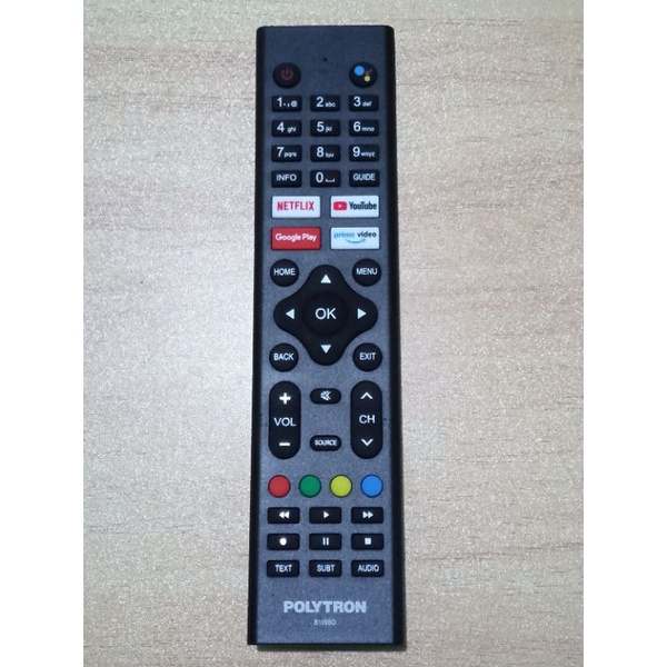 Jual Remote TV LED Smart Android Bluetooth Polytron original, asli | Shopee Indonesia