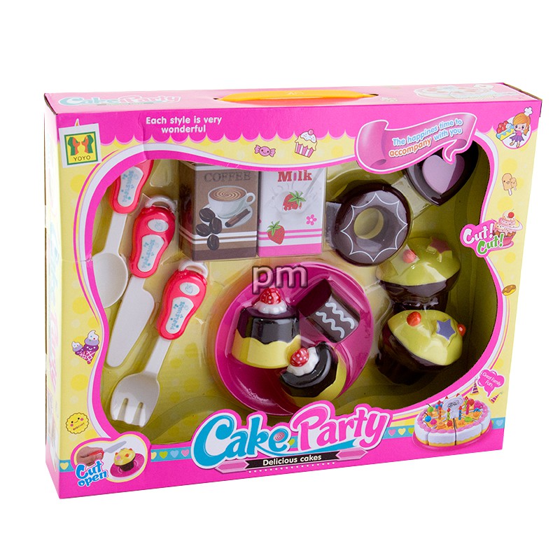 Jual Cake Party Delicious - mainan pesta kue 3+ donut cake - Best ...