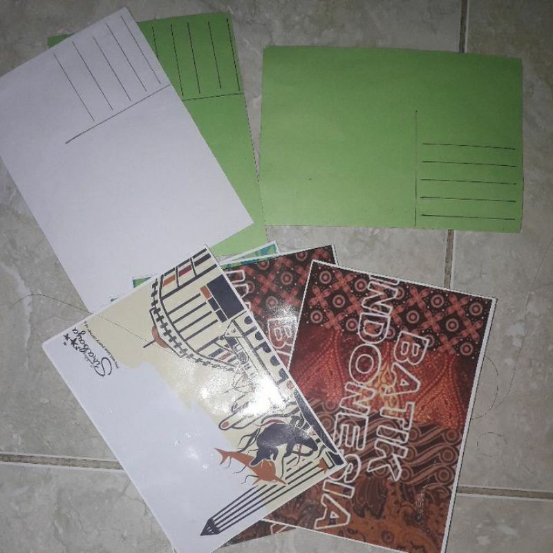 Jual KARTU POS / POST CARD MOTIF UNIKK!! | Shopee Indonesia