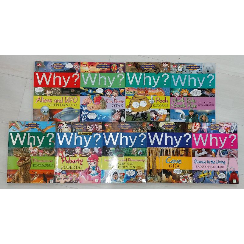 Jual Buku Why? Comic Science Pengetahuan Dasar (Cabutan) | Shopee Indonesia